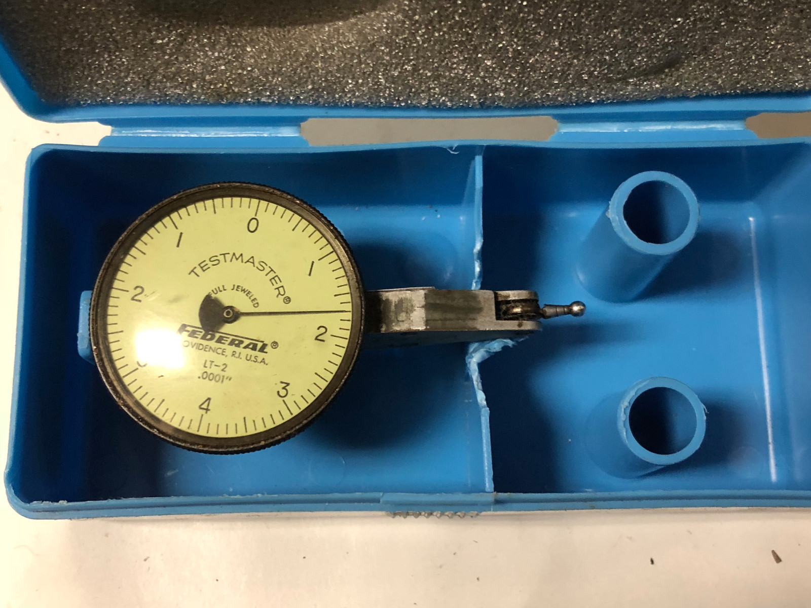 MACHINIST TOOL LATHE Mill .0001 Federal Testmaster Dial Indicator Gage ...
