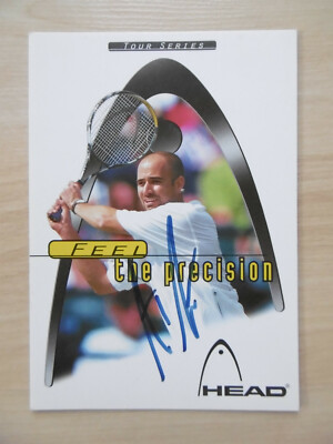 Andre Agassi Autogramm signed 10x15 cm Postkarte | eBay