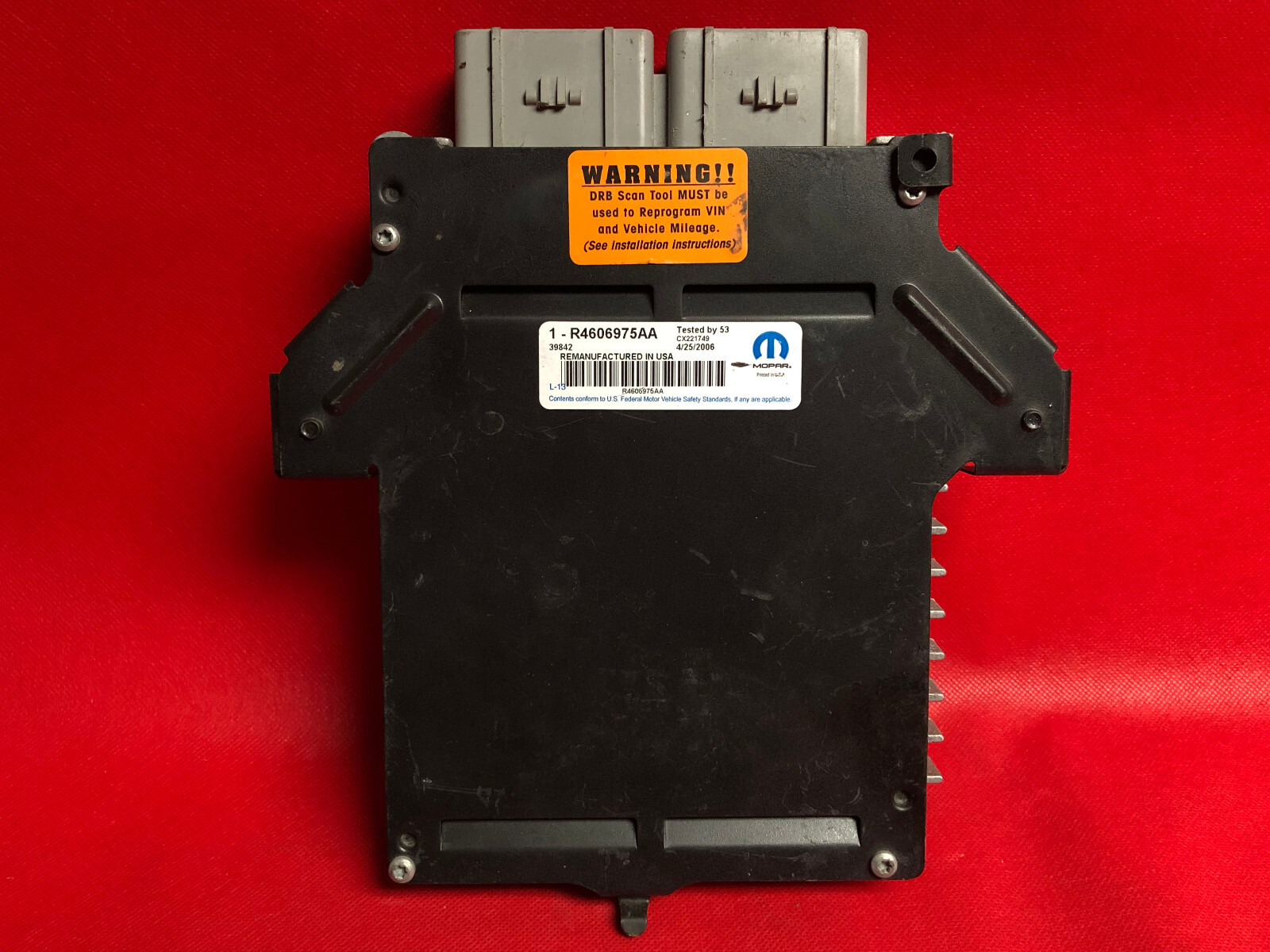 REFLASHED VIN NO SECURITY 00 CHRYSLER SEBRING 2.5 ECM ECU MOPAR PCM ...