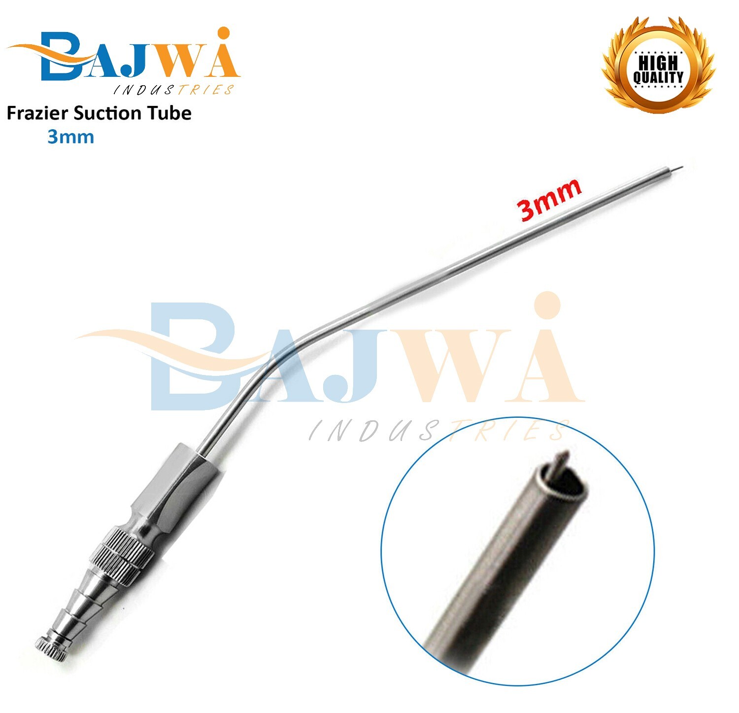 Frazier Suction Tube Set Of 4 Tubes Dental ENT Diagnostic Surgical ...