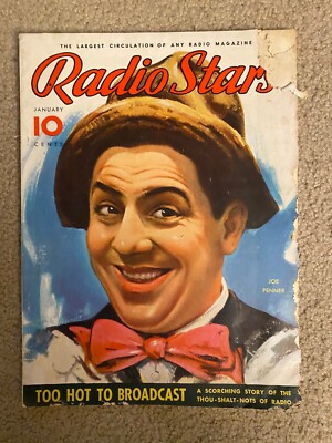 Magazine: Radio Stars: Vol 5 #4: January 1935: Joe Penner | eBay