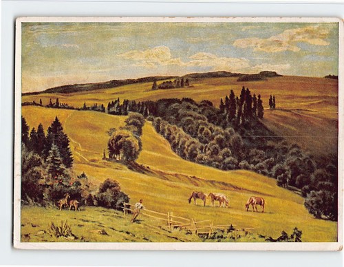 Postcard Abendschatten By Gustav Traub Haus der Deutschen Kunst Munich ...
