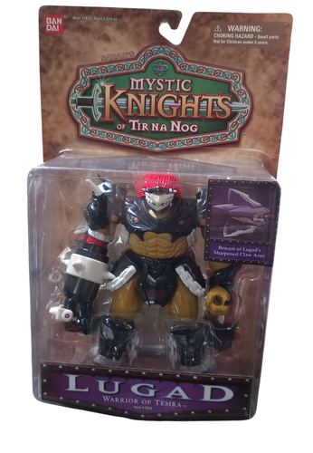 1998 Bandai Mystic Knights of Tir Na Nog of Earth Lugad Figure - DT | eBay