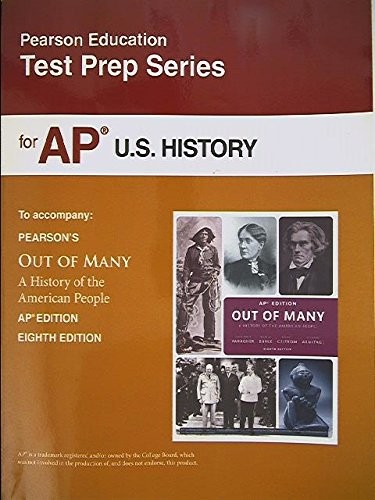 PEARSON EDUCATION TEST PREP SERIES FOR AP U.S. HISTORY, TO *Excellent ...