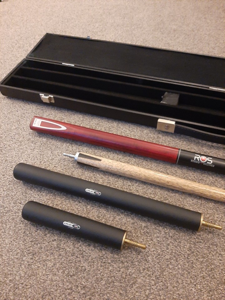 RILEY ROS RONNIE O'SULLIVAN SIGNATURE SERIES SNOOKER POOL CUE 57" INCH ...