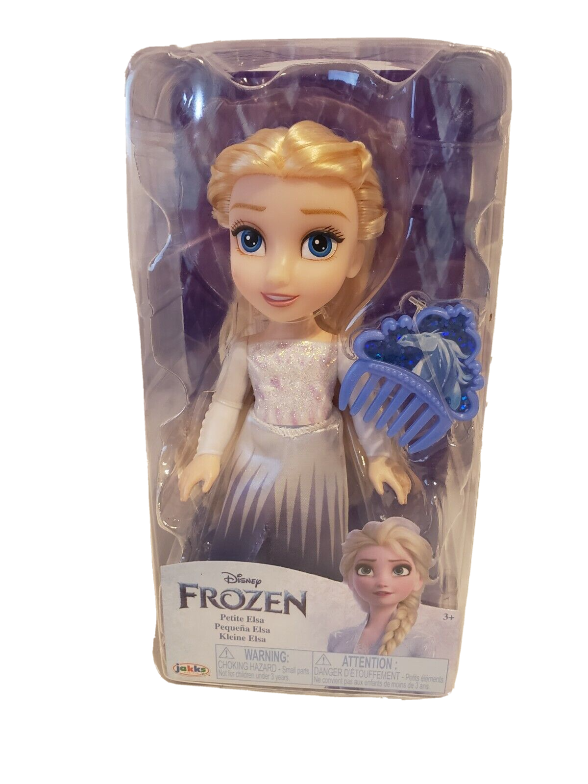 DISNEY PRINCESS COLLECTOR MINI PETITE FROZEN ELSA DOLL WITH COMB, NEW ...