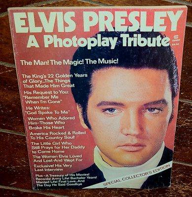 Elvis Presley: a Photoplay Tribute (1977, Cadrant) Special Collector's ...