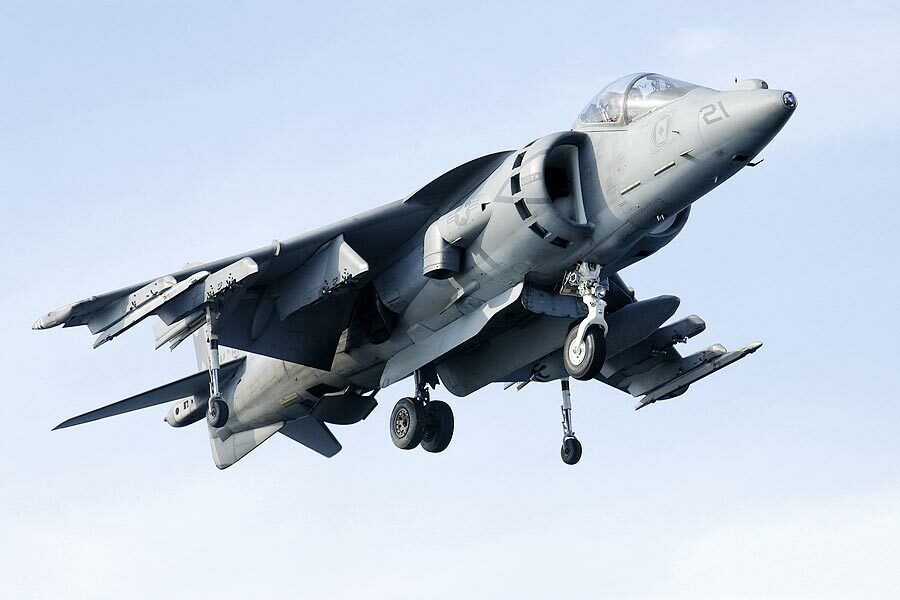 Harrier Hovering
