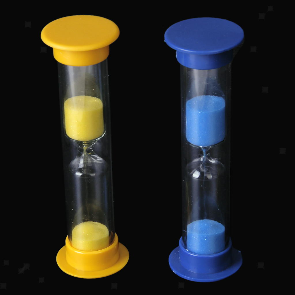 Toothbrush Timer Sand Egg Timer Kids Teeth 1, 2, 3, 5 Minute Brushing ...
