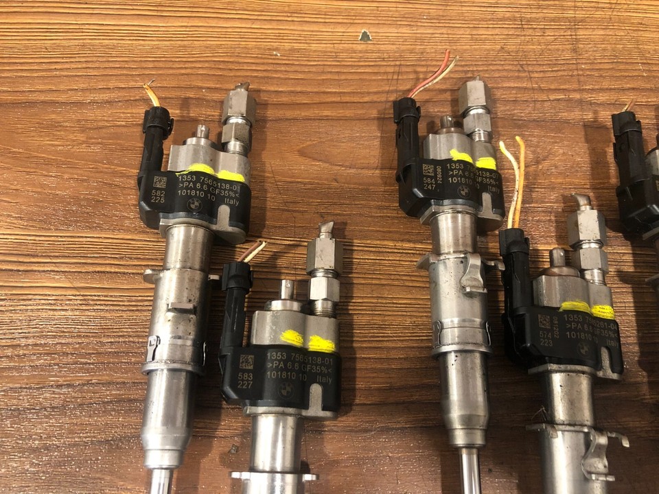 BMW 535 135 335 N54 N63 ENGINE MOTOR HIGH PRESSURE FUEL INJECTOR (SET ...