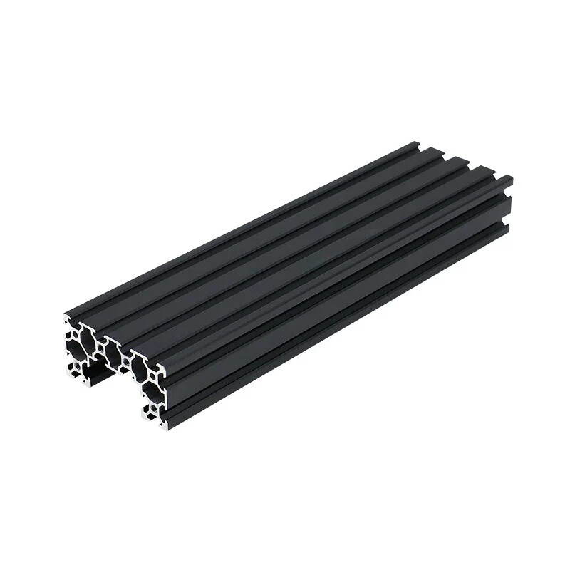 2PCS 4080 C-Beam Aluminum Profile Extrusion 600-1500mm Linear Rail 3D ...