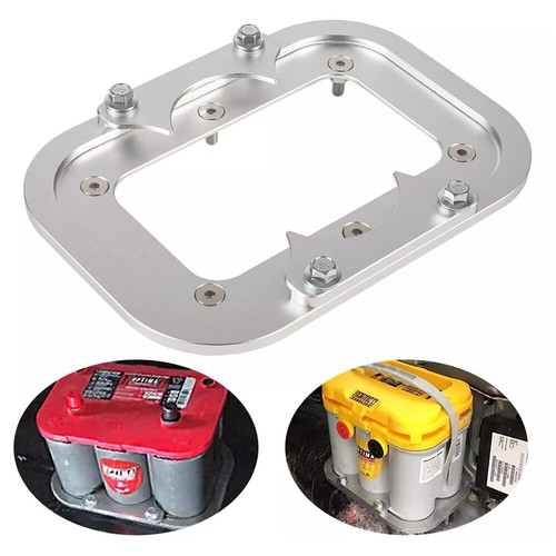 Billet Aluminum Battery Relocation Tray Hold Down For Optima Batteries ...