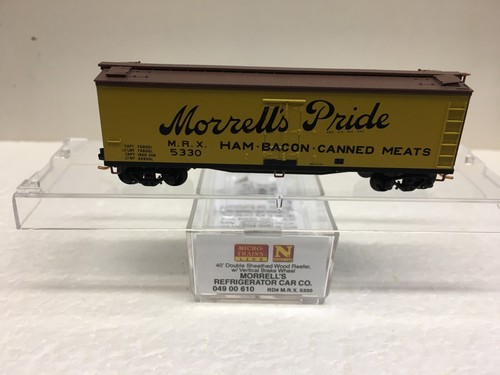 N Scale Micro Trains MTL 049 00 610 Morrell's Pride MRX 5330 Wood Ice ...