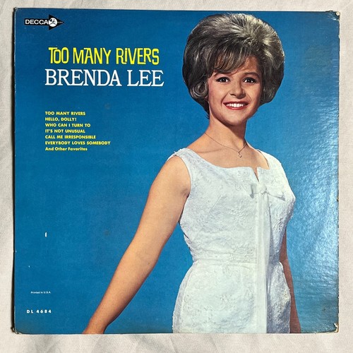 BRENDA LEE Too Many Rivers 1965 Vinyl LP Decca DL 4684 - G+ | eBay