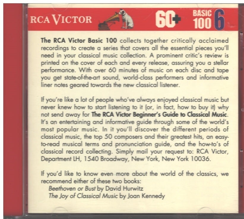 Strauss Waltzes RCA Victor Basic 100, Vol. 6 (CD, 1990) by Eugene ...