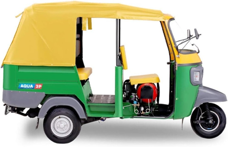 Bajaj Auto Taxi Tuk Tuk 3 Wheeler Soft Yellow Top Roof Canopy Hood ...