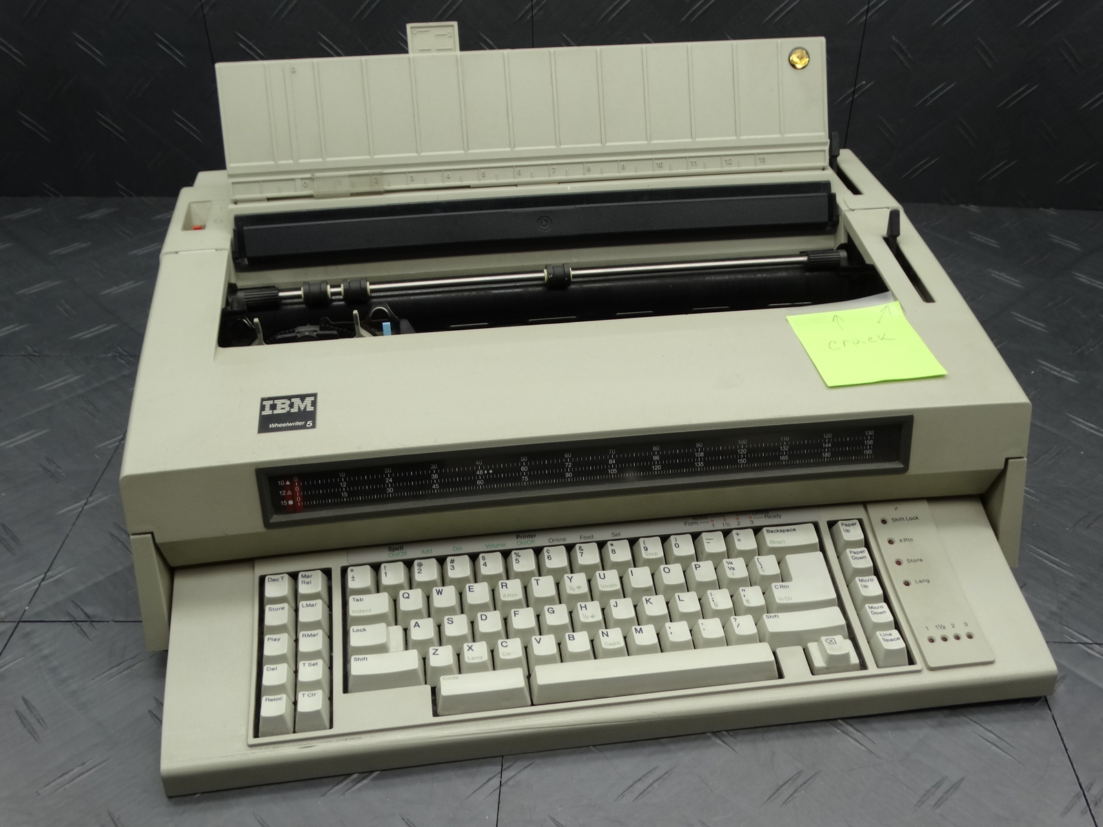IBM Wheelwriter 5 Electric Typewriter Type 674X Vintage 1986 | eBay