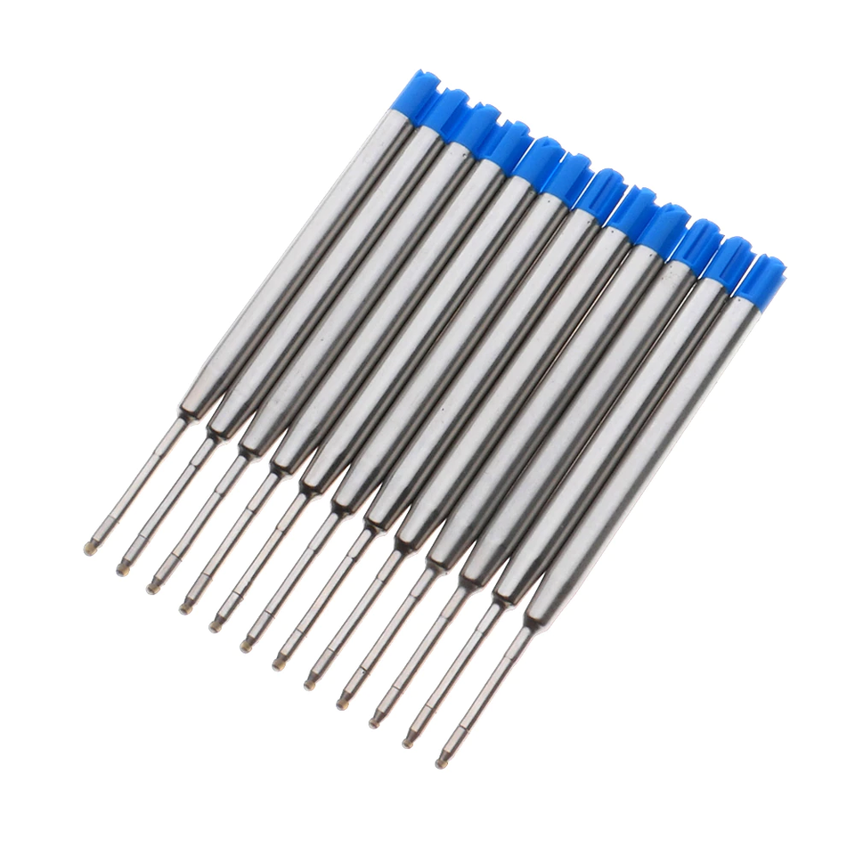 GENUINE PARKER BALLPOINT REFILL BIRO MEDIUM BLACK BLUE SMOOTH WRITING ...