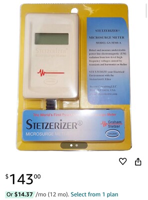 Stetzerizer Microsurge Meter for Measuring Dirty Electricity - EMF ...