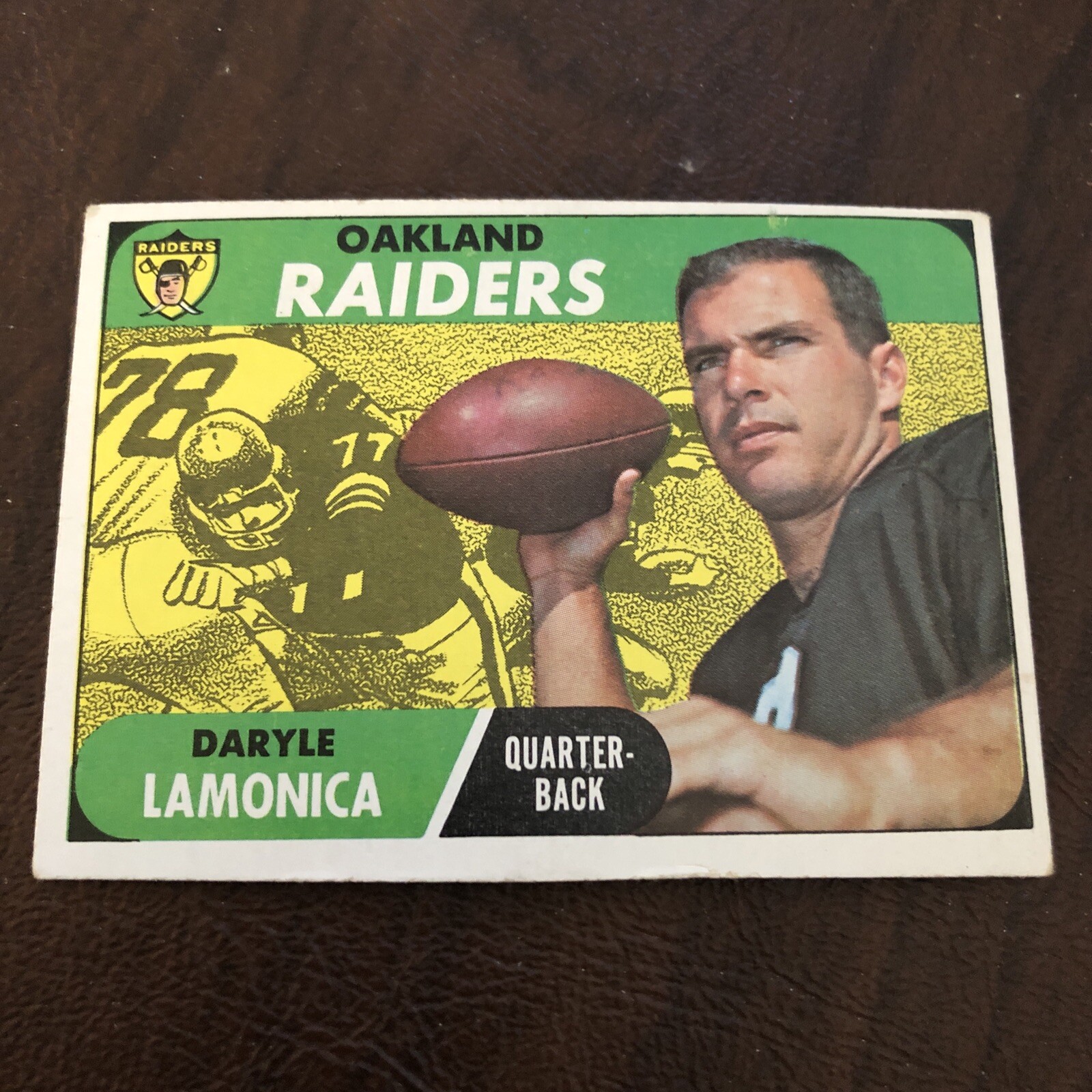 1968 TOPPS DARYLE LAMONICA #194 OAKLAND RAIDERS FOOTBALL CARD A | eBay
