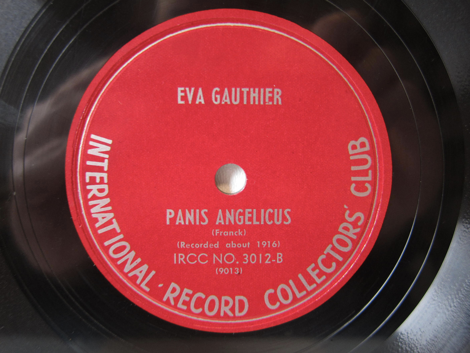 78rpm EVA GAUTHIER sings Panis Angelicus (Franck) - IRCC SIGNED BY ...
