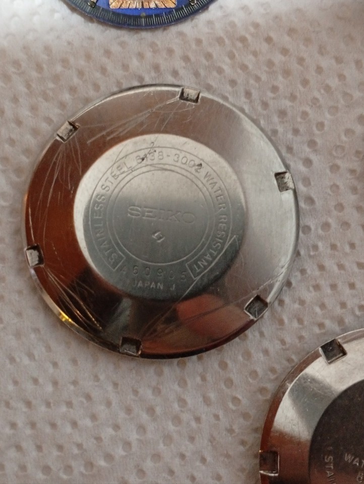 Vintage Seiko Chronograph Parts Dial And backs 6138/39 | eBay