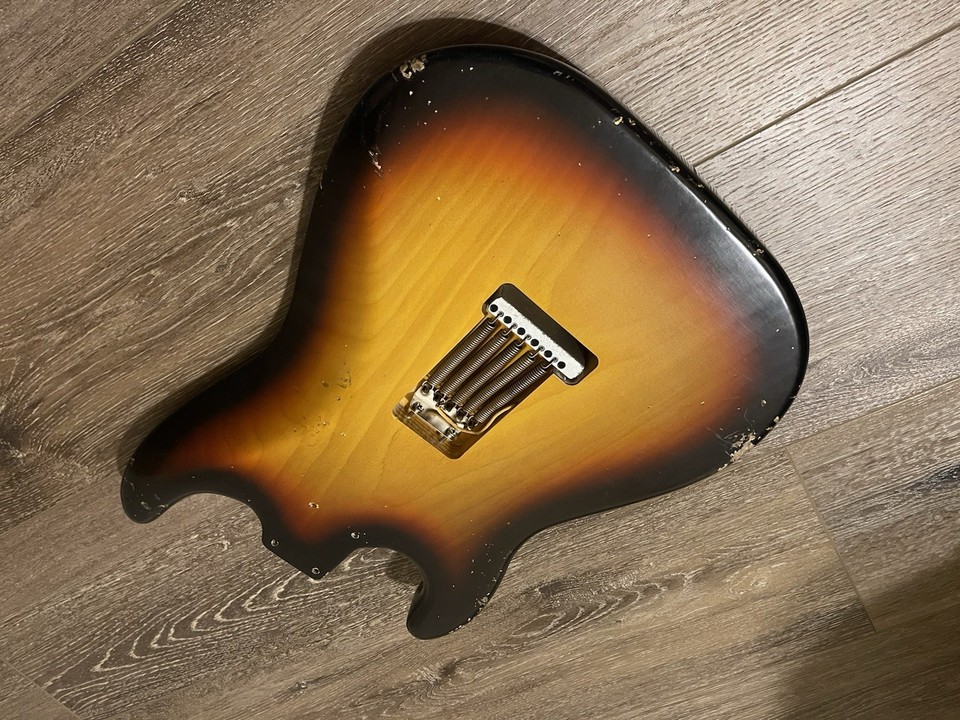 MJT SRV Relic Stratocaster Body Fender Custom Shop Nitro 60s 62 One ...