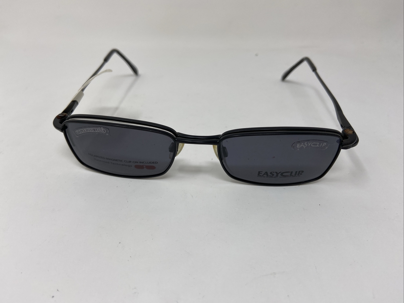 EASYCLIP EYEWEAR EC173 90 50/19/135 BLACK FLEX HINGE W/ POLARIZED ...