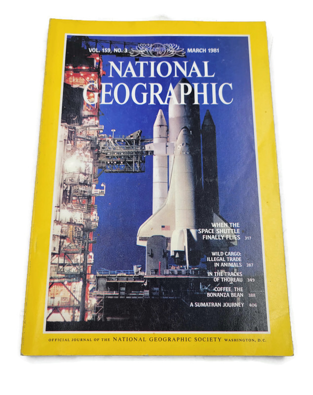 National Geographic Mag Vol 159 No 3 Mar 1981 Space Shuttle Thoreau ...
