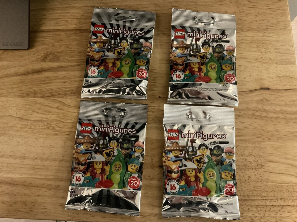 LEGO Series 20 castle CMF Minifigures - 4x 71027 Tournament Knight ...