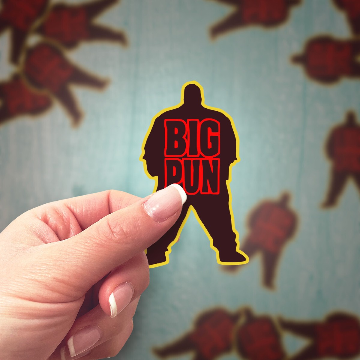 Pin Big Pun Fat Big Pun Hip Hop" Sticker For Sale By Ratatatts