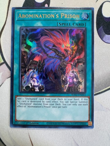 Abomination's Prison Holo YUGIOH TCG YGA146 | eBay