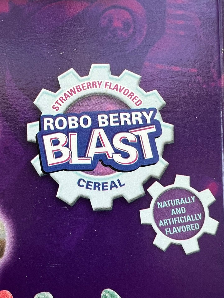 2005 Kellogg’s Robot The Movie Robo Berry Blast cereal box Special ...