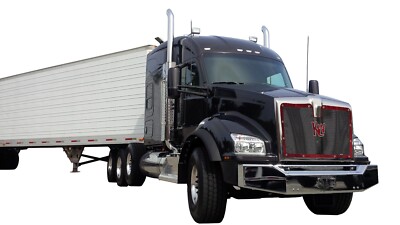 Premium Wine KW Mesh Bug Screen Fits Kenworth T880 Outside Mount | eBay