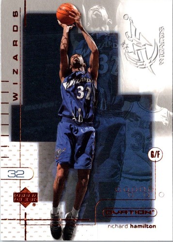 2001 Upper Deck Hardcourt Richard Hamilton #88 Washington Wizards | eBay