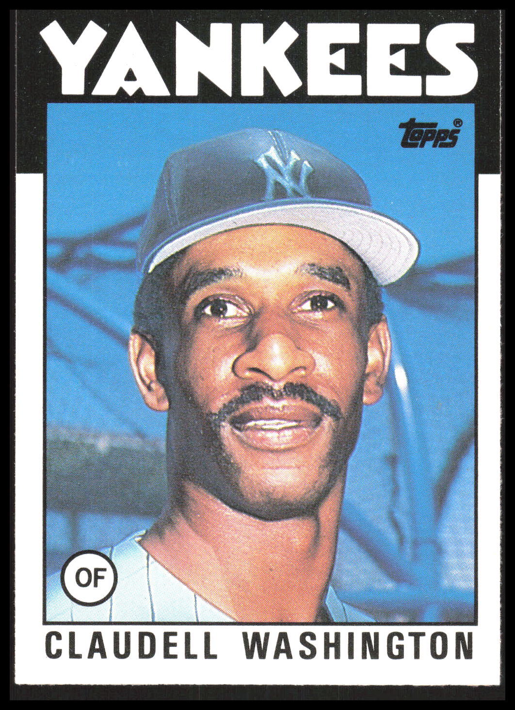 1986 Topps Traded Claudell Washington #122T New York Yankees 5K | eBay