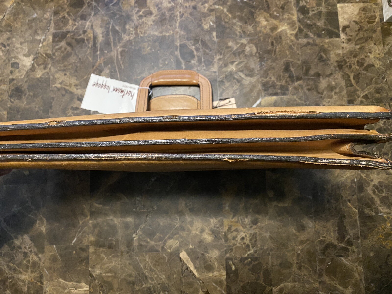 Vintage Hartmann Belting Leather Handle Portfolio Att… - Gem