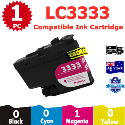 1X LC3333 3333 Magenta Compatible Ink Cartridge For Brother J1100dw MFC ...