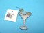 (3) MARTINI w/ Olive Cocktail Glass Refrigerator Magnets Decorative ...