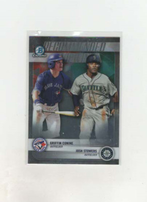 2018 Bowman Chrome Recommended Viewing Griffin Conine / Josh Stowers # ...