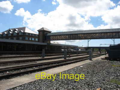 Photo 6x4 Railway footbridge between Holyhead Station and Victoria Road ...