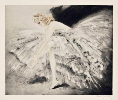 Fair Dancer Louis Icart 1939 Art Deco Ballet Ballerina Print Wall Decor ...