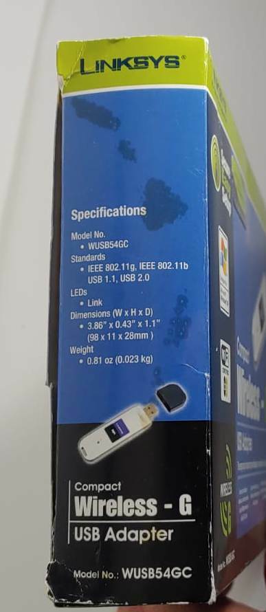 Linksys Compact Wireless-G USB Adapter tried Open Box | eBay