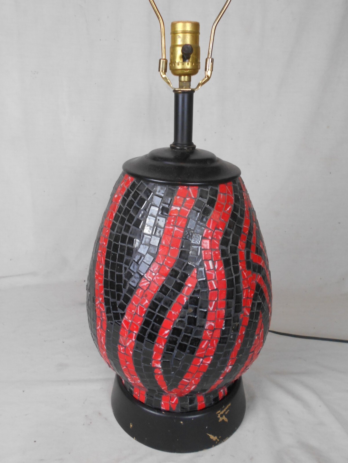 MID CENTURY MODERN MOSAIC TILE LAMP | eBay