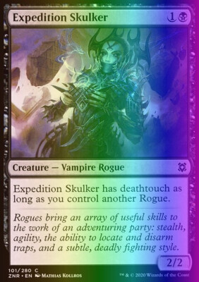 MTG Magic the Gathering Expedition Skulker (101/457) Zendikar Rising LP ...