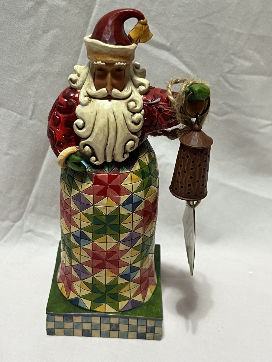 Jim Shore Santa Lantern Santa Claus With Bell 20 Cm Jim Shore 6012885