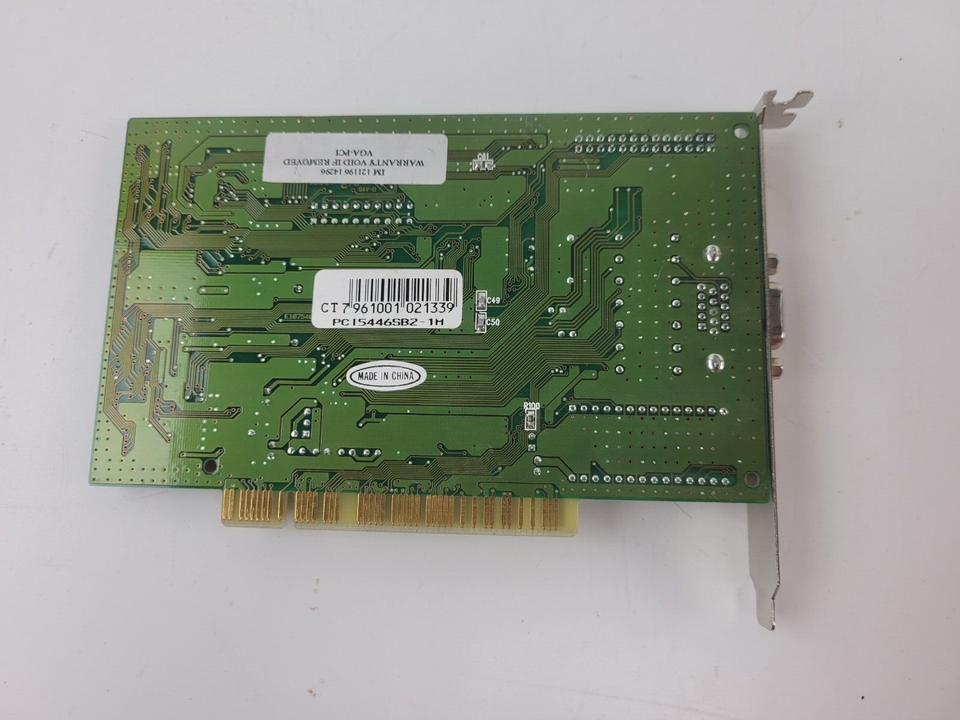 VGA-PV30 PCI VIDEO ADAPTER 54X6/3X FCC FQ154X62L CIRRUS LOGIC CL-GD5430 ...