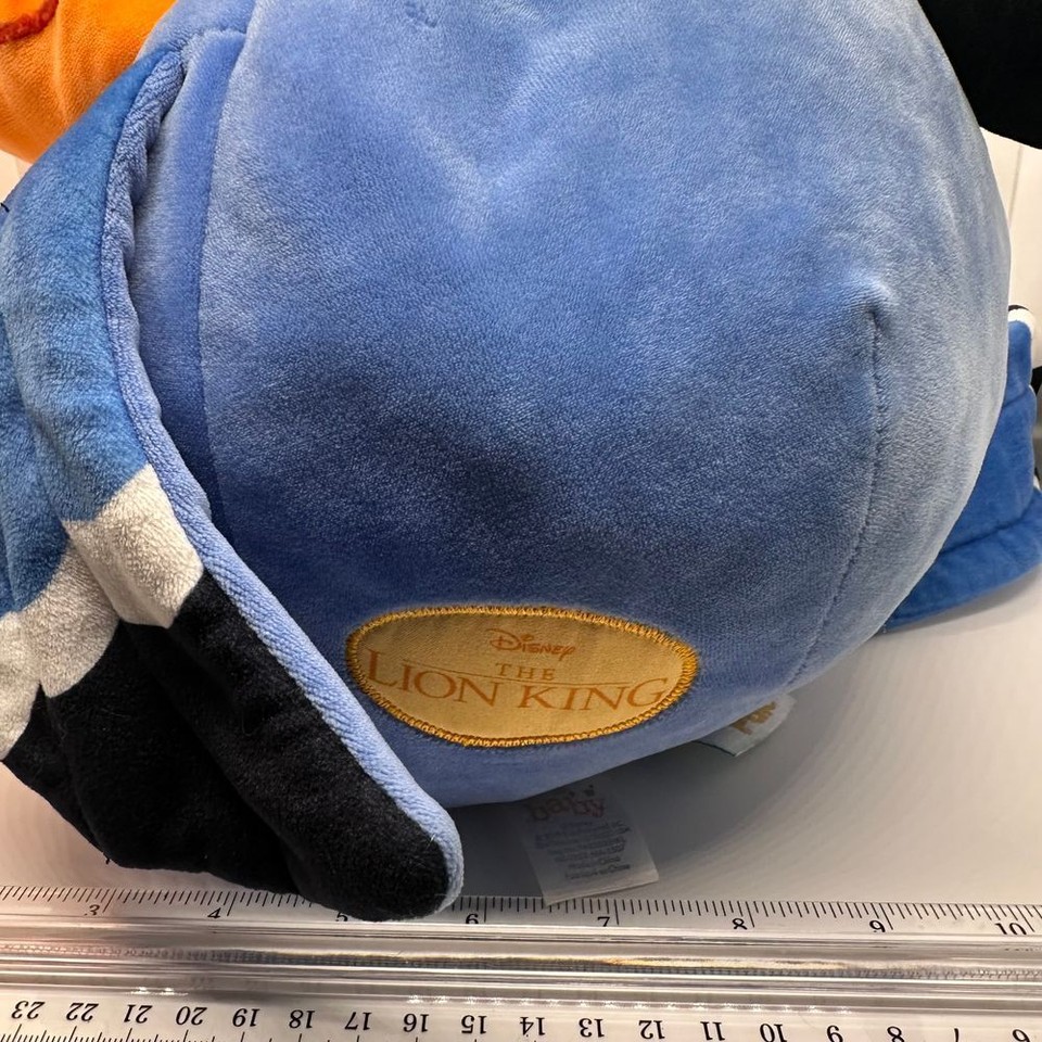 Disney Pixar Lion King Toucan Bird Plush Stuffed Animal Blue Orange 12 ...