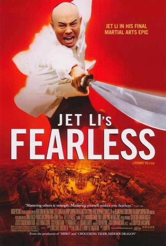FEARLESS Movie POSTER 27x40 Jet Li Jon T. Benn Collin Chou Anthony De ...
