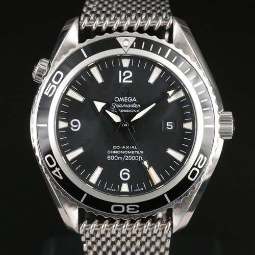 Omega Seamaster Planet Ocean 45mm on Mesh Automatic Watch | eBay